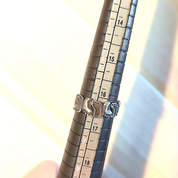 Vintage | Jewelry | Vintage Footprint Ring | Poshmark